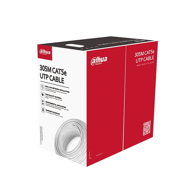 Rollo Cable Utp Cat. 5e Dahua x caja PFM920I-5EUN 305metros DAHUA ...