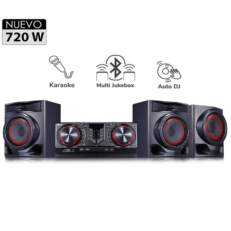 Minicomponente XBOOM CJ45 720W LG | falabella.com