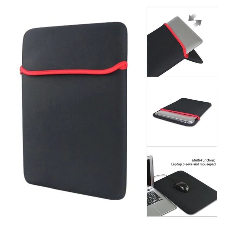 FUNDA PROTECTOR PARA LAPTOP DE 15 PULGADAS IMPERMEABLE NEOPRENO NEGRO ...