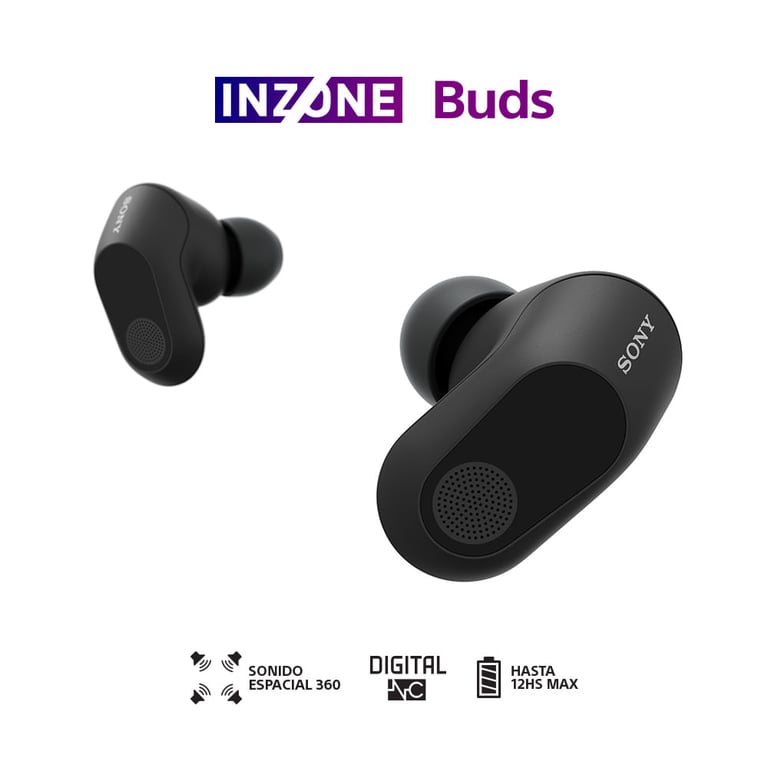 Sony Audífonos Gamer WF-G700N Noise Cancelling INZONE Buds Negro SONY ...
