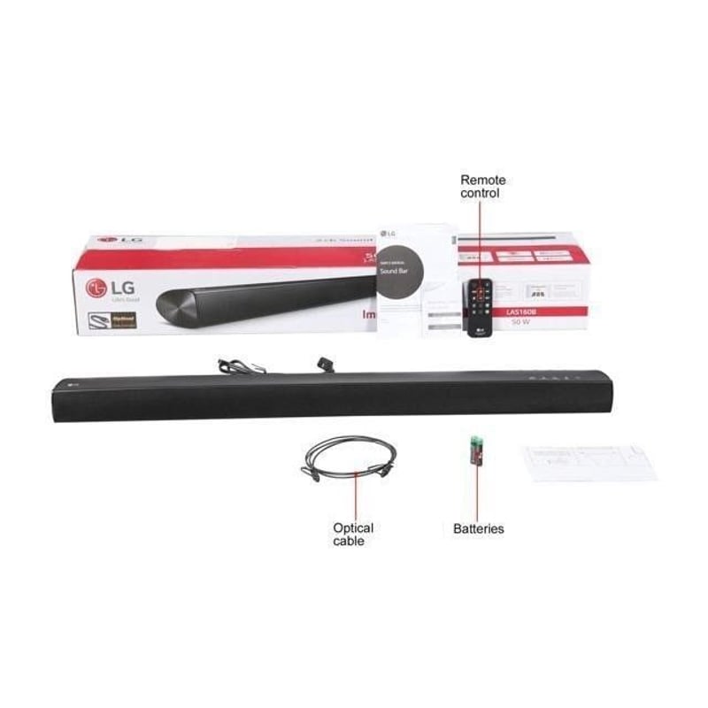 Barra de sonido Soundbar LG LAS160B 2,0 Ch 50W bt LG | falabella.com