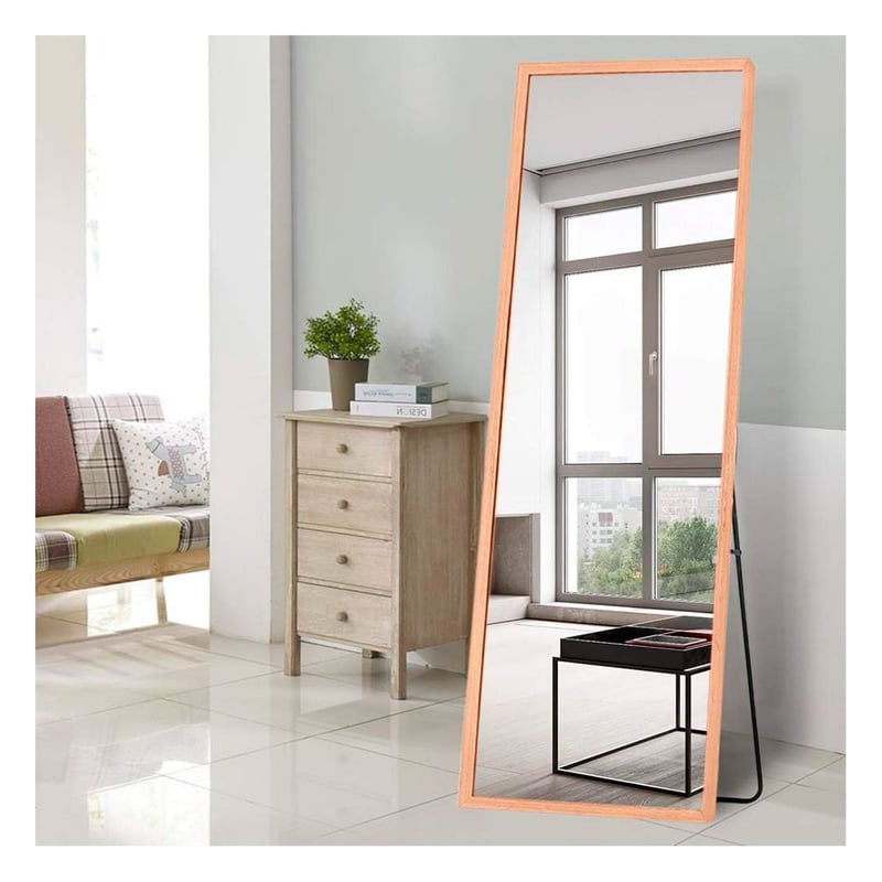 Espejo Rectangular Con Parante Para Dormitorio Hogar Sala 145cm x 35cm ...