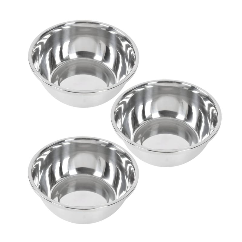 Set de 3 Bowls para Cocina de Acero Inoxidable de Repostería INSPIRA ...