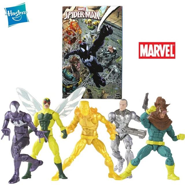 Figuras Marvel Legends Spider-Man Pack 5 Amazon Exclusive MARVEL ...