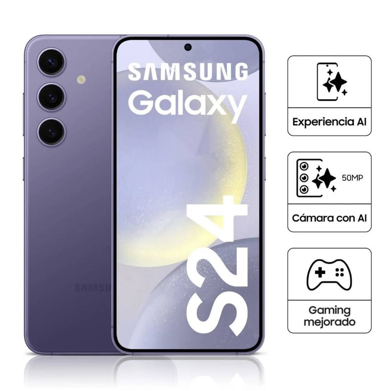 Samsung Galaxy S24 256GB 8GB RAM Morado SAMSUNG | falabella.com