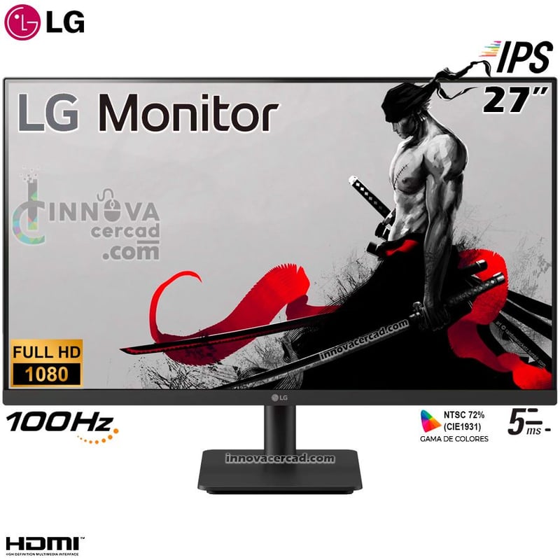 MONITOR LG 27MS500-B 27 IPS FHD 1920 x 1080 100Hz 5ms LG | falabella.com