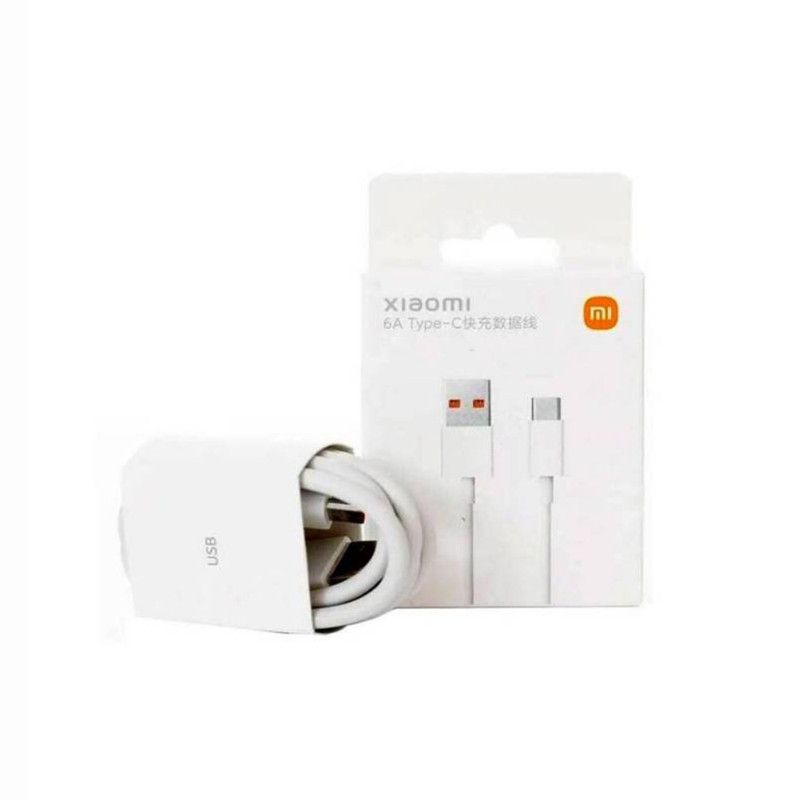 Cable Xiaomi Usb a Tipo C 1m 6A Soporta hasta 120W - Blanco XIAOMI ...