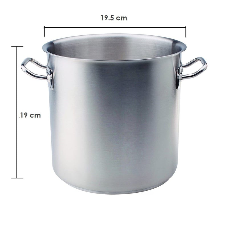 Olla de acero inoxidable profesional Stock Pot de 5 litros GENERICO ...