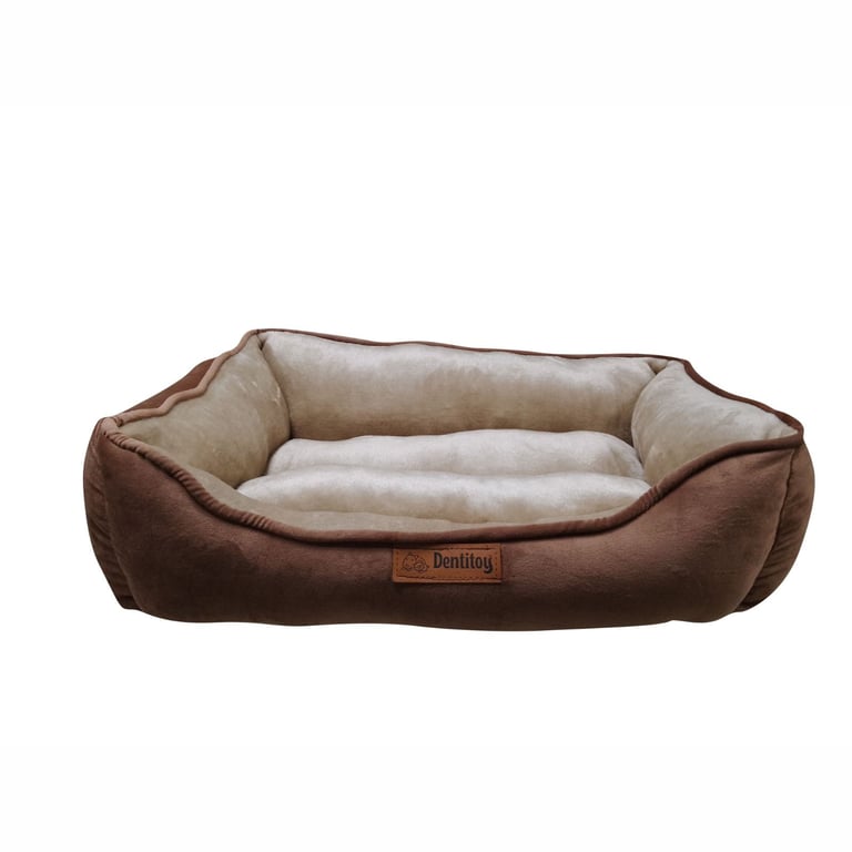 CAMA PARA PERRO PUFF EXTRA GRANDE COLOR MARRON GENERICO | falabella.com