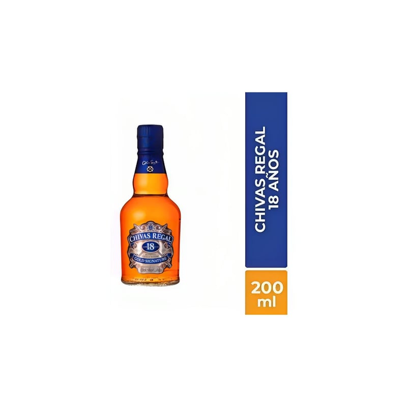 Whisky Chivas Regal 18 Años 200ml Gold Signature CHIVAS REGAL | falabella.com