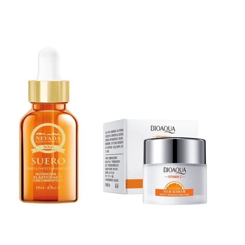 Ricino Aceite de castor y CREMA HIDRATANTE VITAMINA C BIOAQUA BIOAQUA | falabella.com