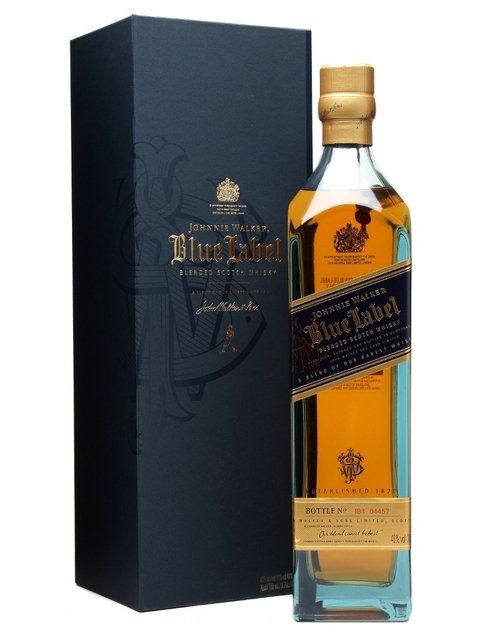 Whisky JOHNNIE WALKER Blue Label Botella 750ml JOHNNIE WALKER ...