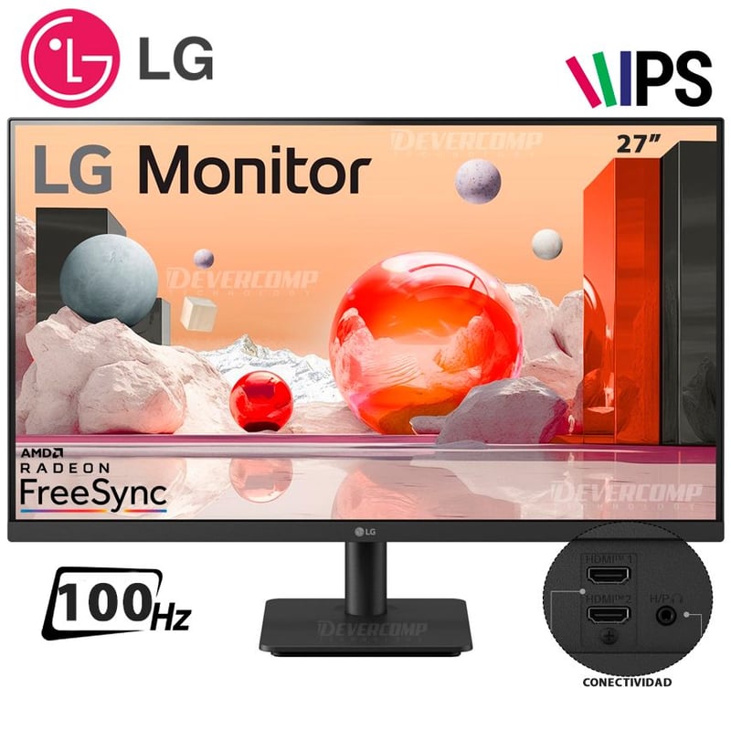 Monitor LG 27MS500-B 27 Full HD IPS 100Hz HDMI LG | falabella.com