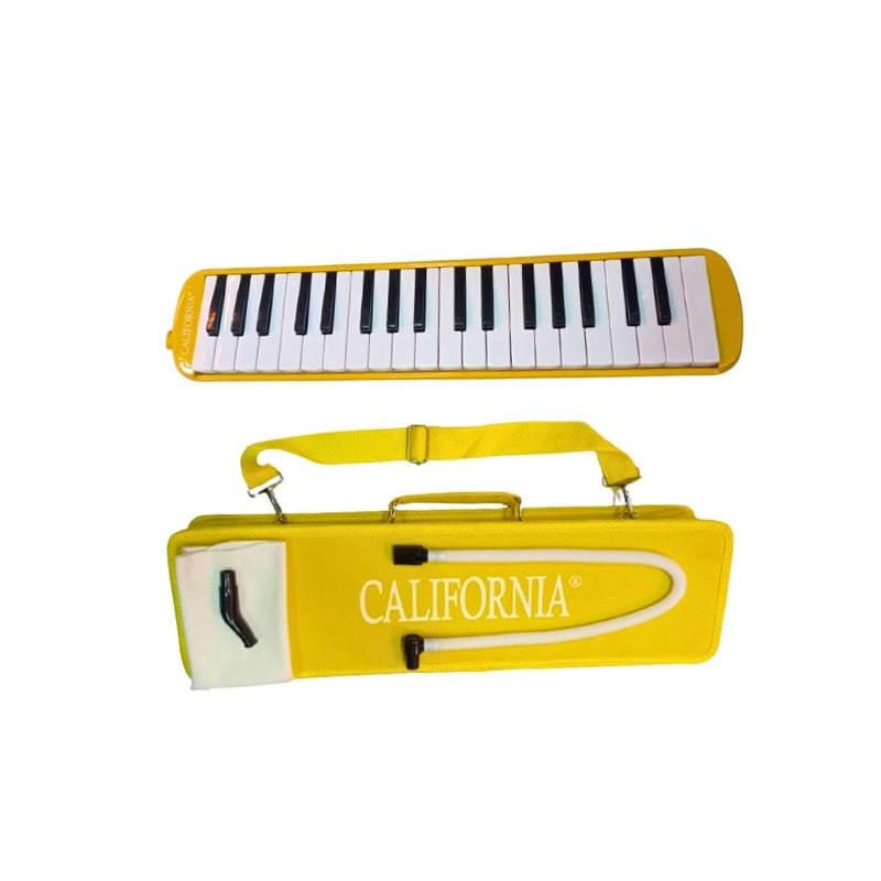 Melodica de 37 teclas "CALIFORNIA" color Amarillo CALIFORNIA ...