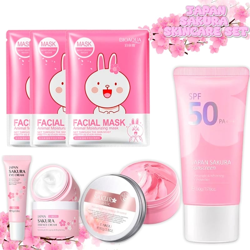 Kit SAKURA productos faciales para el cuidado de la piel SAKURA ...