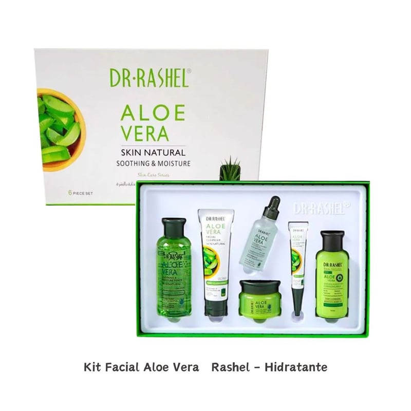 Kit de Cuidado Facial Aloe Vera - DR RASHEL - 6 Piezas IMPORTADO ...
