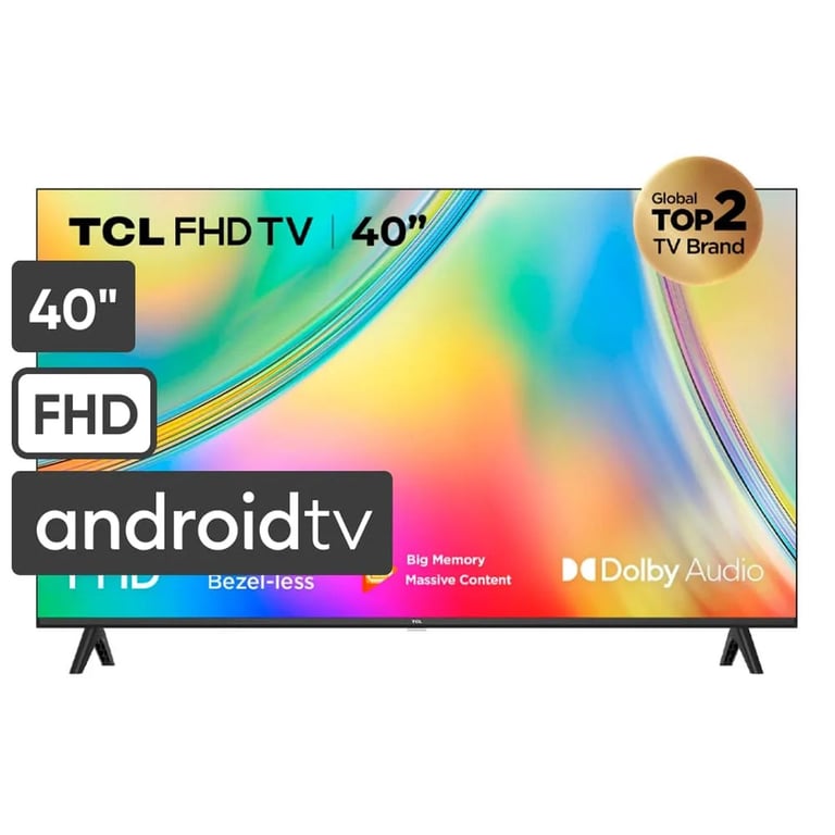 Televisor TCL 40" FHD Smart TV ANDROID 40S5400A -NEGRO TCL | falabella.com