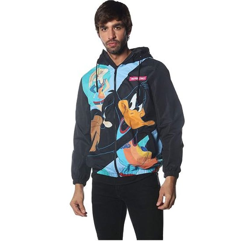 CHAQUETA CASACA UNISEX SPACE JAM MEMBERS ONLY X NICKELODEON NEGRO ...