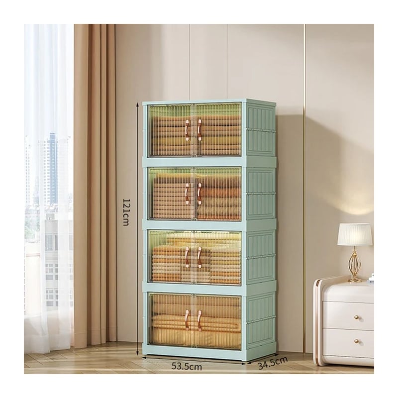 Organizador Multiuso Mueble Estante De 4 Niveles Multiuso Plegable V ...