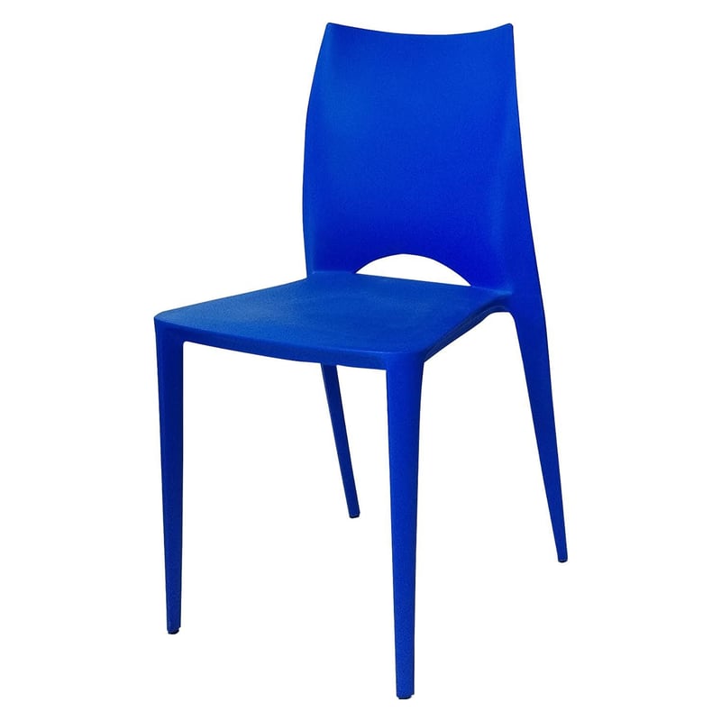 Silla de polipropileno modelo Valerie azul ARKIMUEBLES | falabella.com