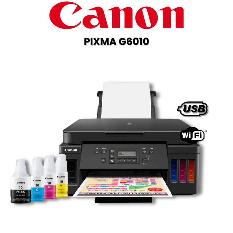 IMPRESORA MULTIFUNCIONAL CANON PIXMA G6010 CANON | falabella.com