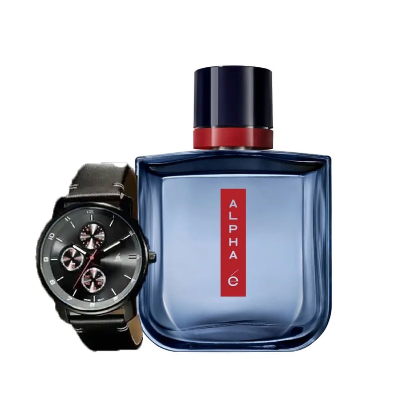 Alpha Perfume de Hombre con Reloj ESIKA | falabella.com