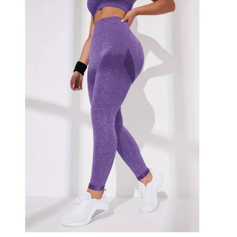 Licra Leggins Saca Pompis Modeladoras Push Up Glúteos Lila GENERICO ...