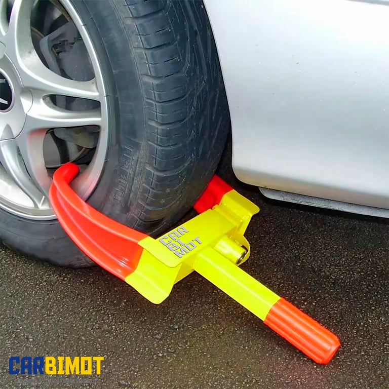 SEGURO BLOQUEO TRABA LLANTA TIMON ANTIRROBO VEHICULOS GENERICO ...