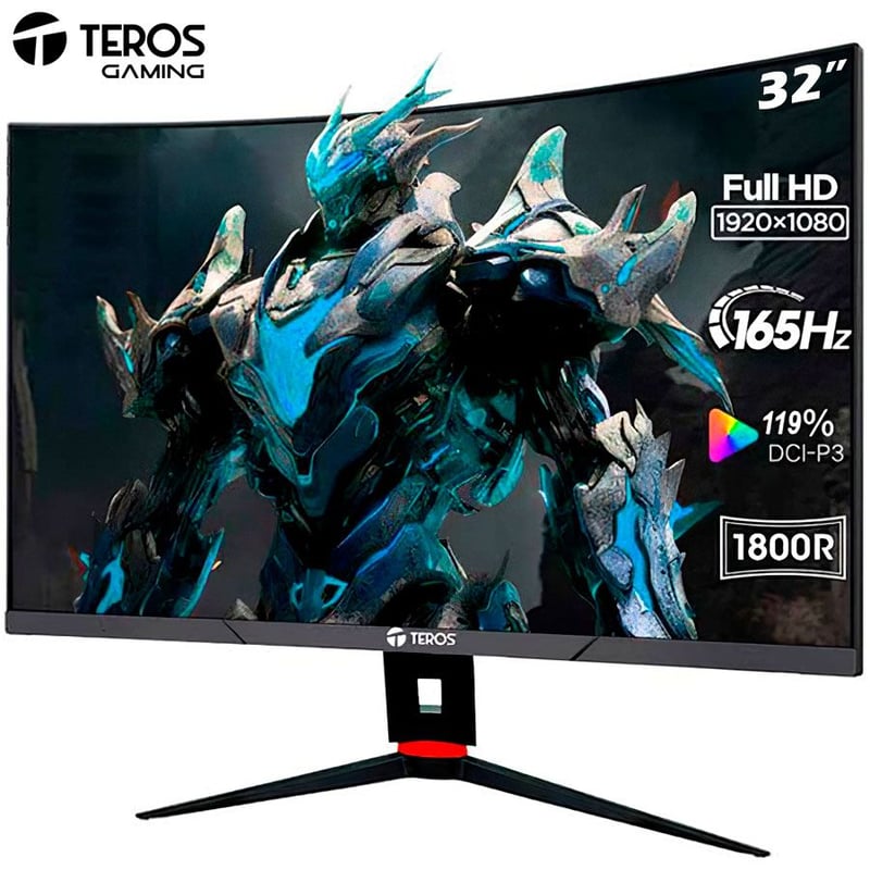 Monitor Teros Curvo TE-3215G 32 VA 1920x1080 Full HD 165HZ 1MS TEROS ...