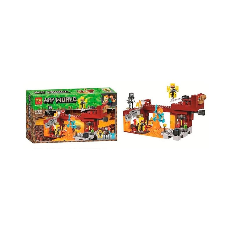 JUEGO DIDACTICO ARMABLE 378 PCS MY WORLD BELA 11362 GENERICO ...