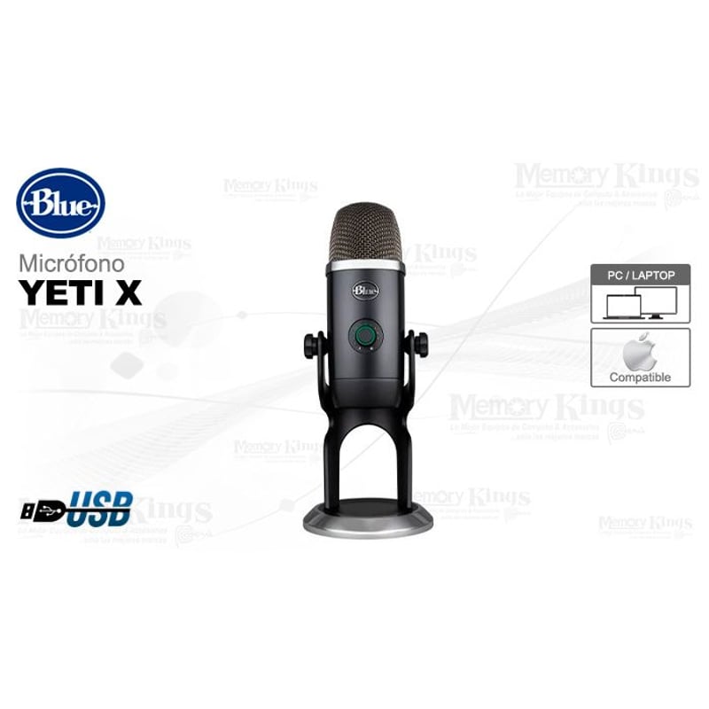 MICROFONO BLUE YETI X USB BLACK BLUE | falabella.com