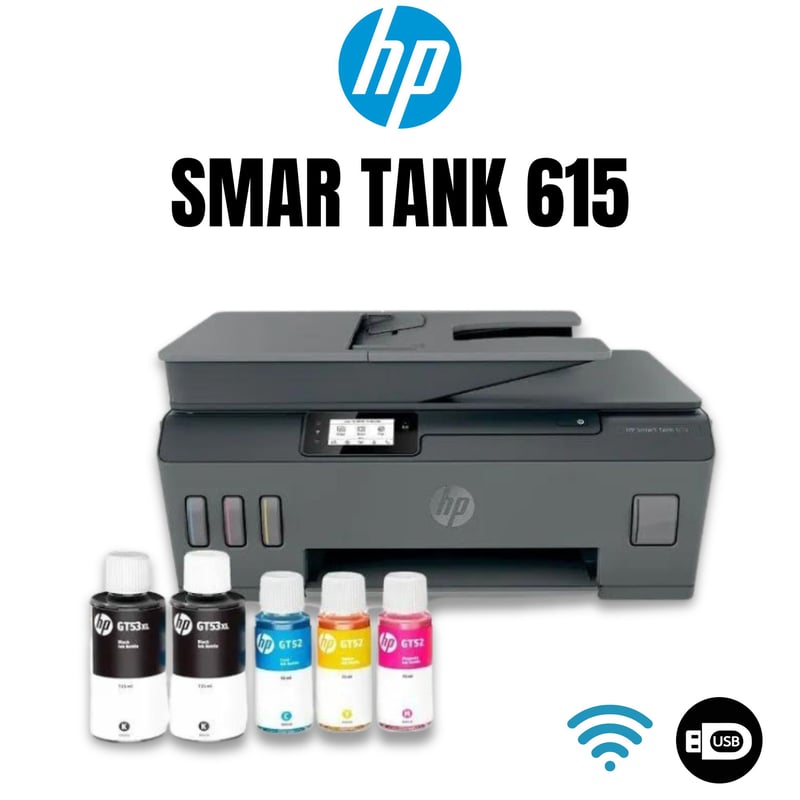 IMPRESORA MULTIFUNCIONAL HP SMART TANK 615 HP | falabella.com