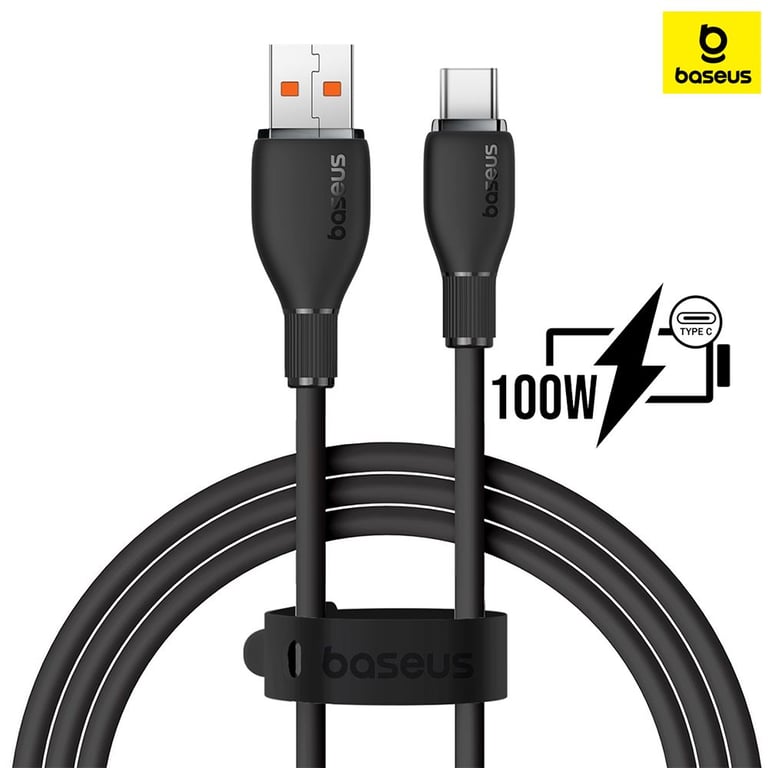 Baseus Cable USB Tipo C 100W 6A 2M Fast Charger BASEUS | falabella.com