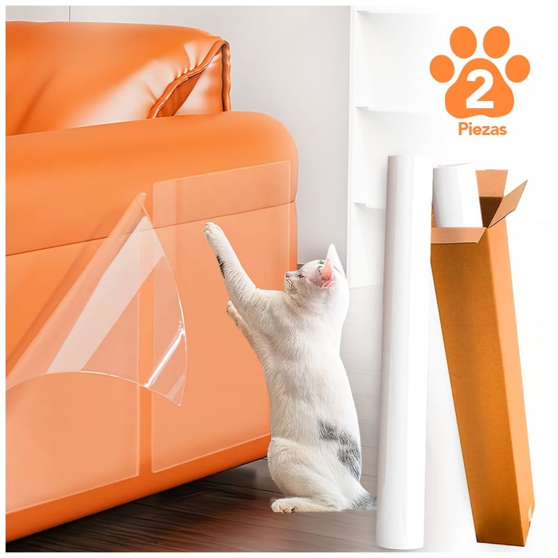 Vinilo Protector Transparente con Adhesivo Anti Arañaduras 60X40CM MK1 ...