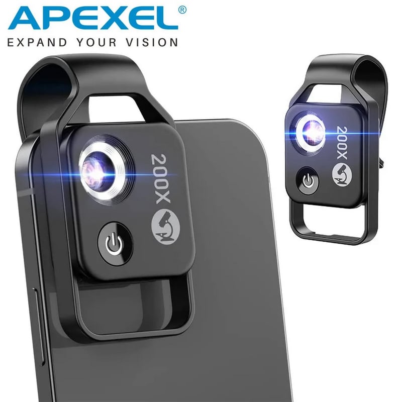 Microscopio Para Celular - Apexel - Super macro con CPL APEXEL ...