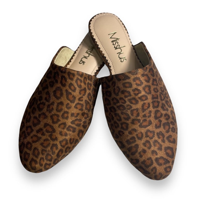 Zapatos mules Mujer Misshus Eva animal print marrón GENERICO ...