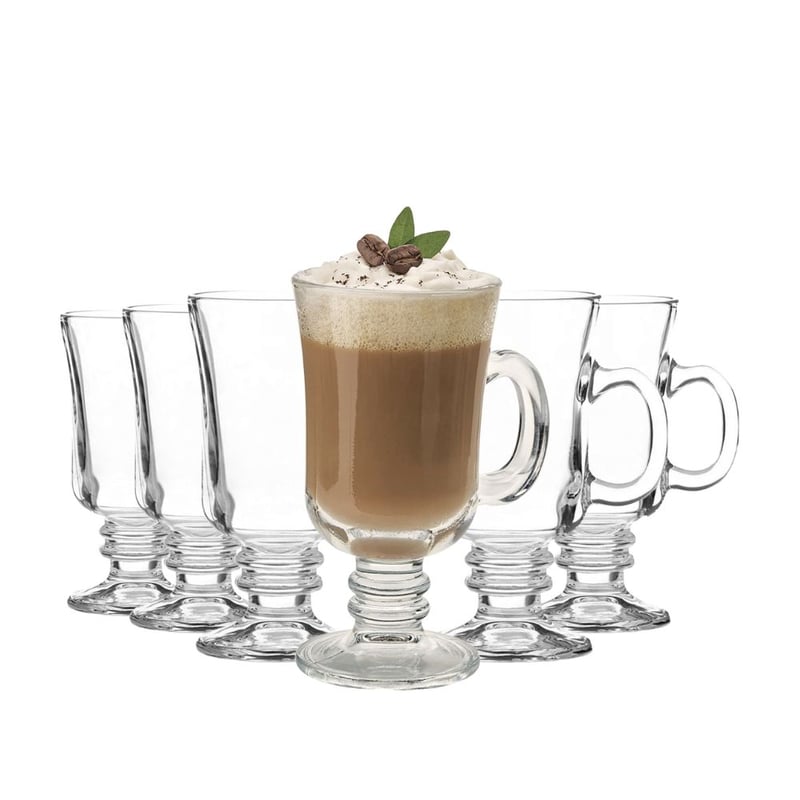 Set de 6 Copas para Capuccino o Bebidas frias | Sodimac Perú