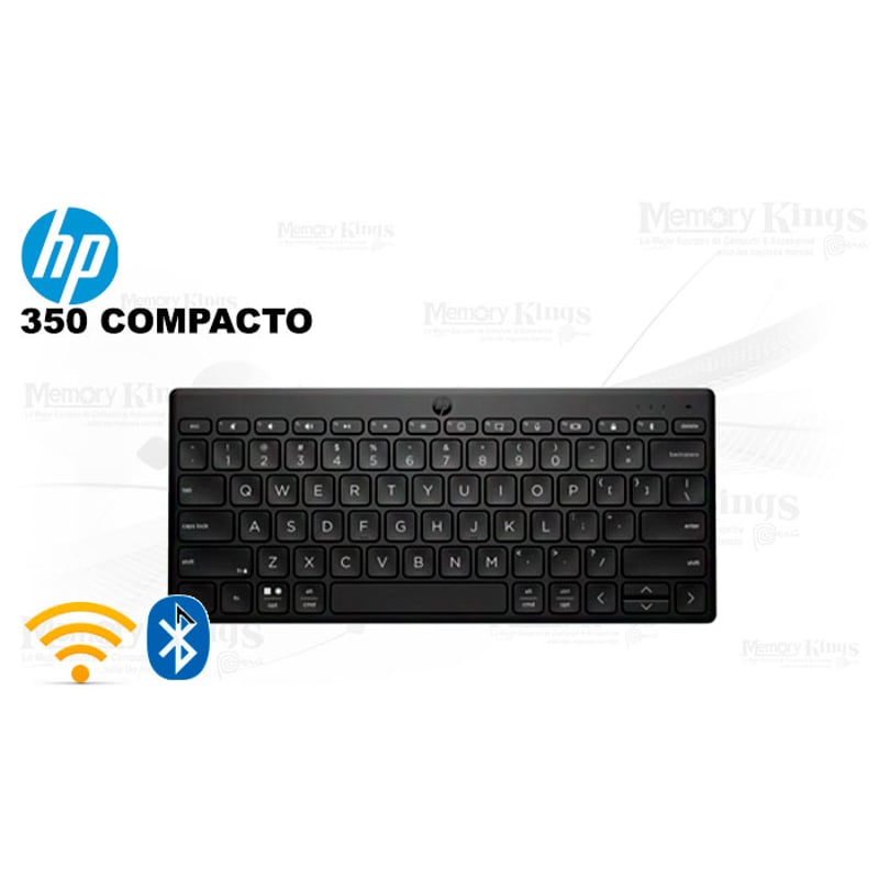TECLADO Wireless HP 350 COMPACTO BLACK HP | falabella.com