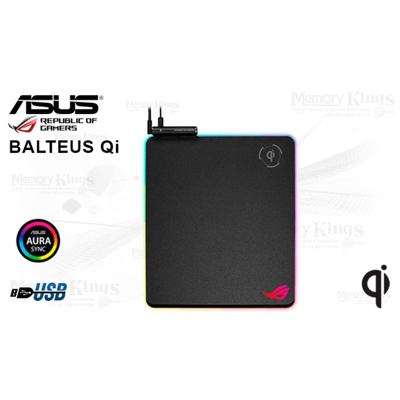 PAD MOUSE Gaming ASUS ROG BALTEUS Qi RGB ASUS | falabella.com
