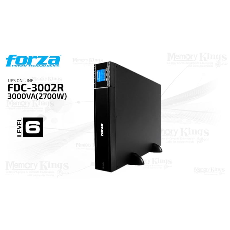 UPS 3000VA2700W FORZA FDC-3002R On-Line Rack FORZA | falabella.com