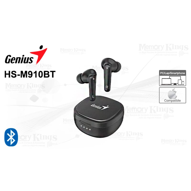 AURICULAR BT GENIUS HS-M910BT BLACK GENIUS | falabella.com