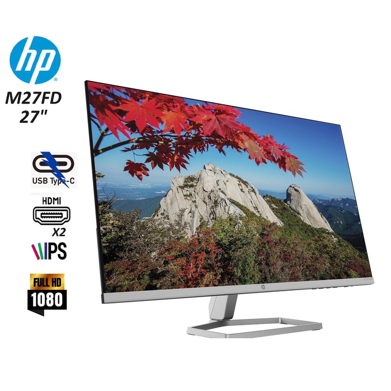 MONITOR HP M27FD de 27" Panel IPS 75Hz 5ms 2 HDMI,1 USB tipoC 2H3Y8AA ...