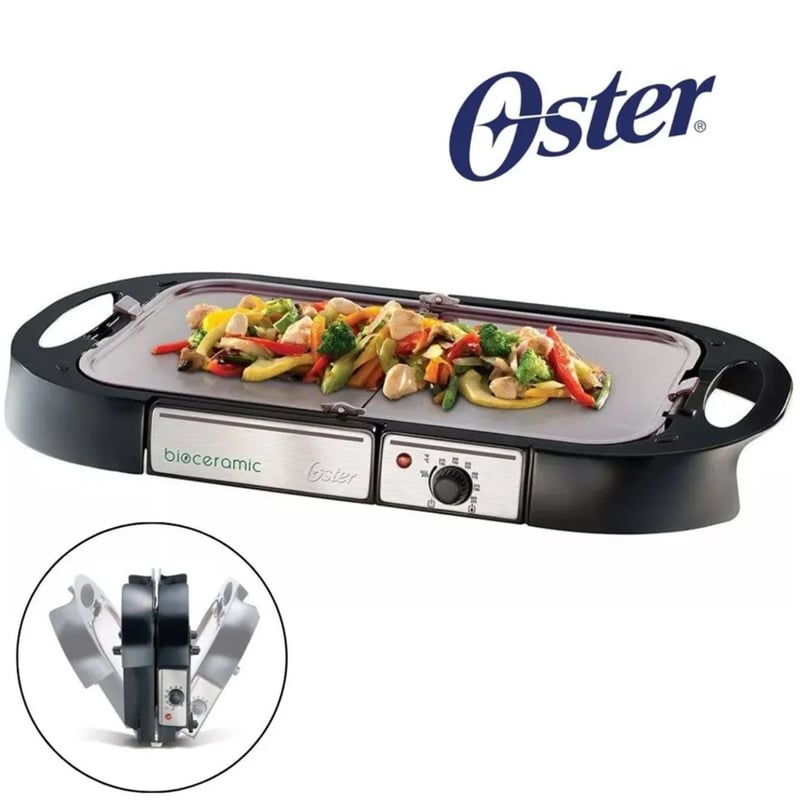 Plancha Freidora Oster CKSTGR3008 Plegable Bioceramic OSTER | falabella.com