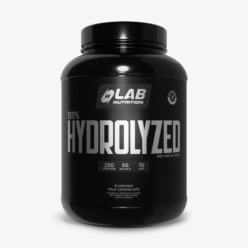 Proteina Hidrolizada Lab Nutrition 100% HYDROLYZED Chocolate 5LB LAB ...