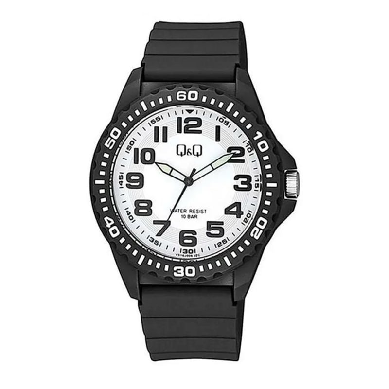 Reloj Hombre QQ Analogico Deportivo Acuatico - Negro Q AND Q ...