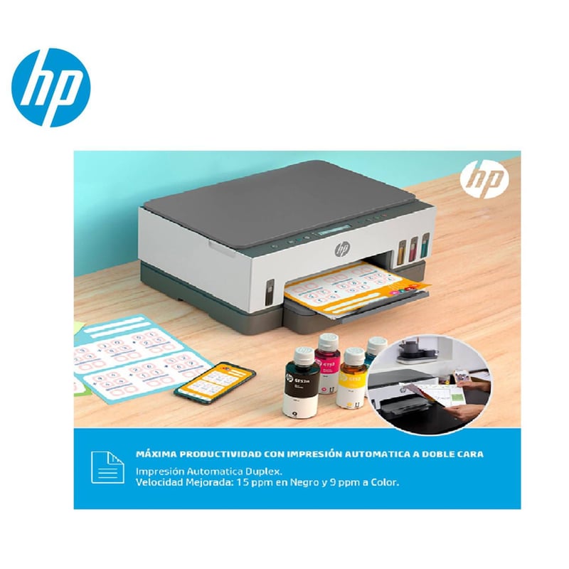Impresora Multifuncional HP Smart Tank 720 Wifi Dúplex HP | falabella.com