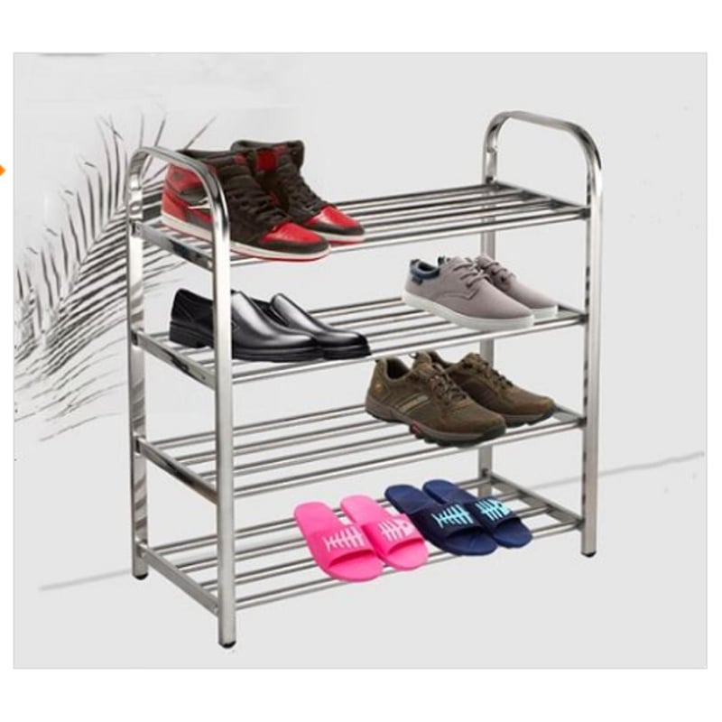 Zapatera Estante para Zapatos Organizador Silver Rack Zapatera 4Pisos ...