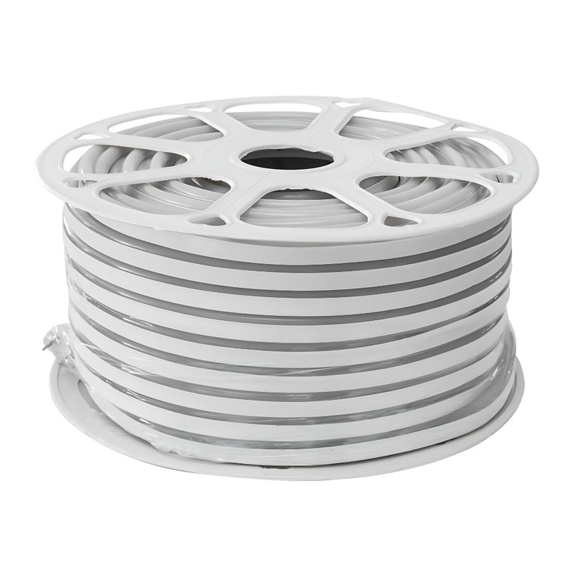 Cinta Led Neon Flexible Blanco Frio Rollo de 50 metros 12v GENERICO ...