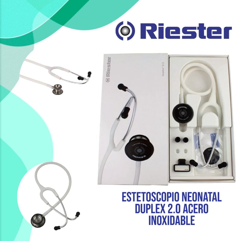 Estetoscopio Neonatal Duplex 2.0 Acero Inoxidable Riester RIESTER ...