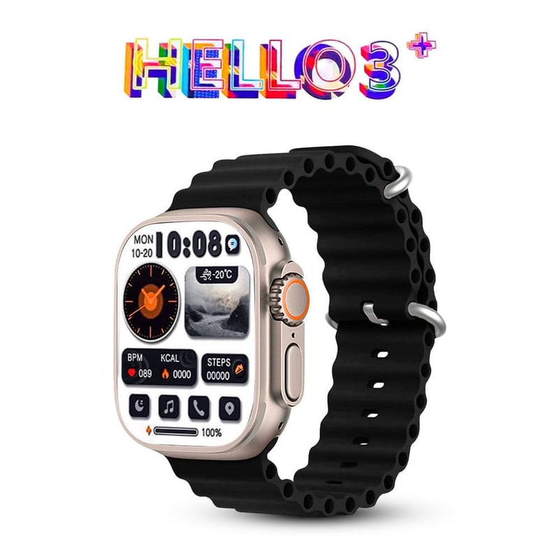 SMARTWATCH HELLO WATCH 3 PLUS ULTRA 4GB COLOR NEGRO CC GROUP ...